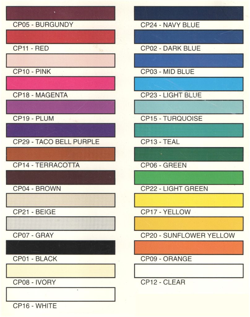 Colors & Specifications – Accent Awnings, Inc.